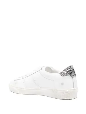 GOLDEN GOOSE Match Star Glitter Sneakers - White