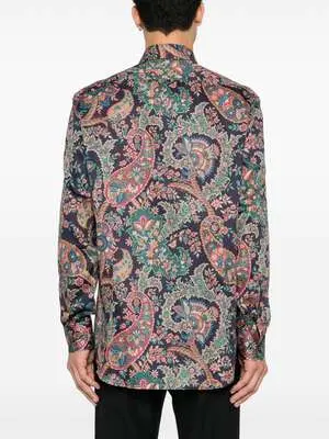 Etro Paisley-print Shirt - Blue