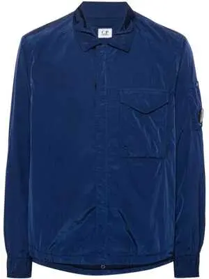 C.P. COMPANY Chrome-r Lens Overshirt - Blue