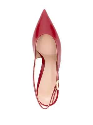 GIANVITO ROSSI Robbie 85mm Slingback Pumps - Red