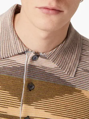Missoni Slub Wool Polo Shirt