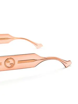 Gucci Interlocking G-logo Sunglasses - Brown