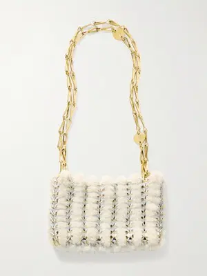 Rabanne 1969 Nano Embellished Shoulder Bag