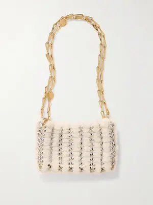 Rabanne 1969 Nano Embellished Shoulder Bag