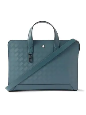 Montblanc Montblanc Extreme 3.0 Textured-Leather Briefcase Blue