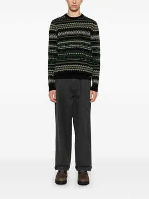 Barbour Fair Isle-knit Sweater - Black