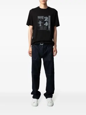 Zadig&Voltaire Ted Photoprint T-shirt - Black