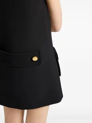 Prada Natté Mini Dress - Black