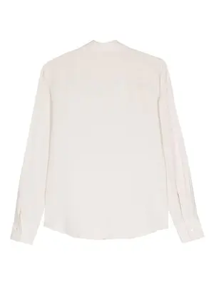 Antonelli Firenze Crepe-texture Shirt - Neutrals