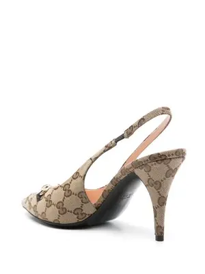 Gucci 85mm Horsebit-detail Pumps