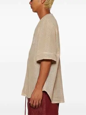 Amiri Ma Perforated Leather Shirt