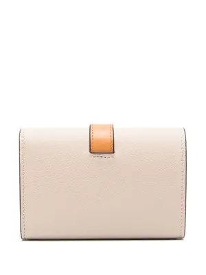 Loewe Pebbled Leather Wallet - Brown