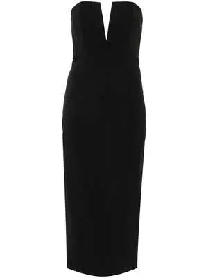 Roland Mouret Strapless Midi Dress