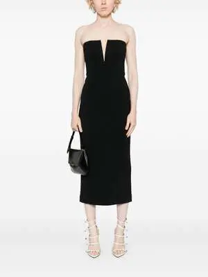 Roland Mouret Strapless Midi Dress