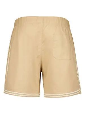 Commas Cotton Shorts - Neutrals