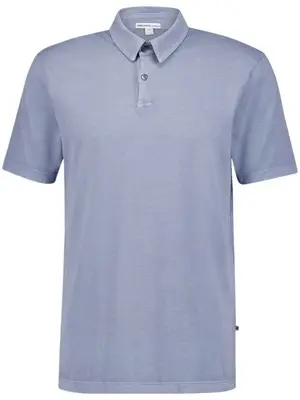 JAMES PERSE Cotton Polo Shirt - Blue