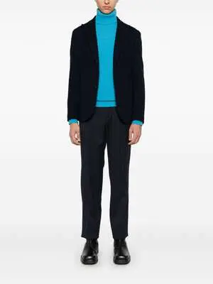 NUUR Roll-neck Sweater - Blue