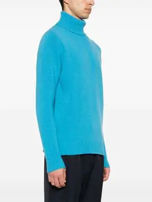 NUUR Roll-neck Sweater - Blue