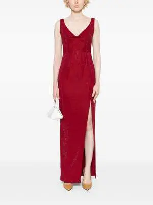 Roland Mouret Diamante Gown - Red