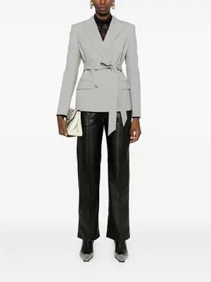 TWINSET Belted Double-breasted Blazer