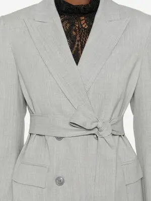 TWINSET Belted Double-breasted Blazer