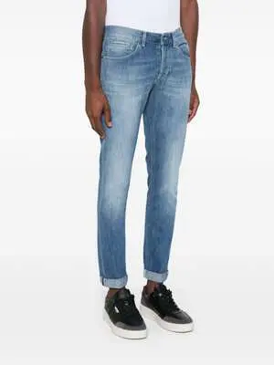 DONDUP Straight-leg Stonewashed Jeans