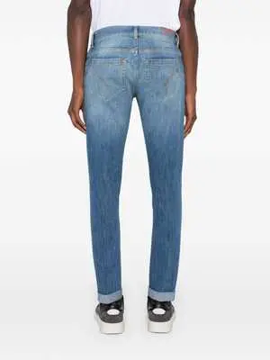 DONDUP Straight-leg Stonewashed Jeans