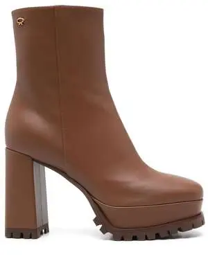 GIANVITO ROSSI 70mm Harlem Boots - Brown
