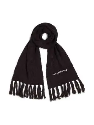 Karl Lagerfeld Essential Knitted Scarf