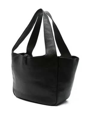 Saint Laurent Logo-plaque Tote Bag - Black