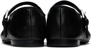 THE ROW Black Boheme Mj Ballerina Flats