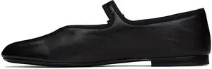 THE ROW Black Boheme Mj Ballerina Flats
