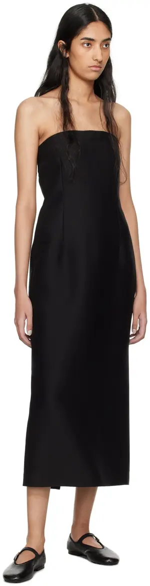 THE ROW Black Boheme Mj Ballerina Flats