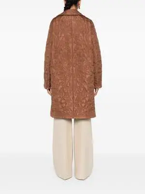 Ermanno Scervino Floral-pattern Quilted Coat