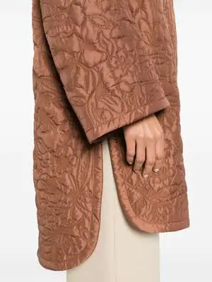 Ermanno Scervino Floral-pattern Quilted Coat