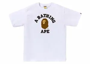 BAPE College Tee Shirt - White