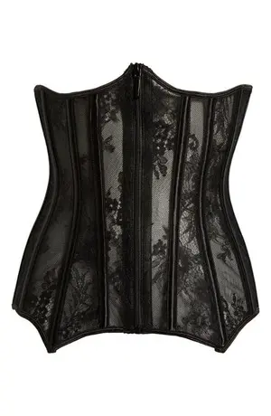 COQUETTE Lace Corset - Black