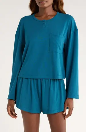 Lunya Slumberknit™ Pajamas - Piq Teal