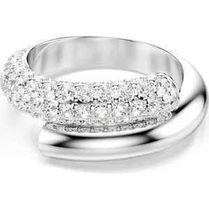 SWAROVSKI Dextera Rhodium-plated Crystal Ring - Silver