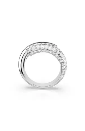 SWAROVSKI Dextera Rhodium-plated Crystal Ring - Silver