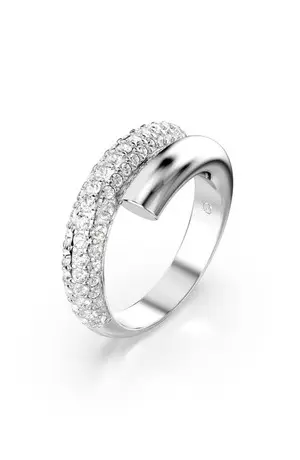 SWAROVSKI Dextera Rhodium-plated Crystal Ring - Silver