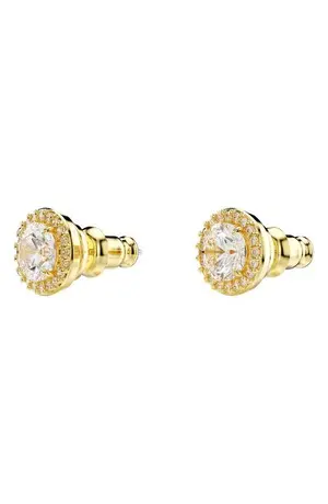 SWAROVSKI Una Crystal Stud Earrings - White/gos