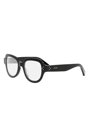 Celine Bold Round Eyeglasses