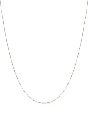ANA LUISA Chain Necklace - White Gold