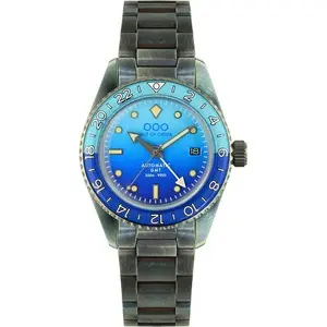 OUT OF ORDER Shaker Automatic Gmt Bracelet Watch - Bomba Blue