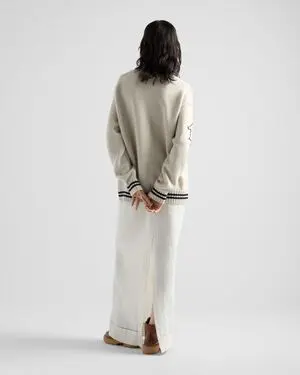 Prada Wool And Cashmere Cardigan