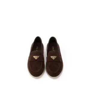 Prada Suede Loafers - Brown