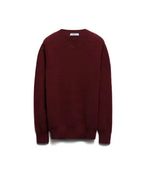 Prada Wool And Cashmere Crew-neck Sweater