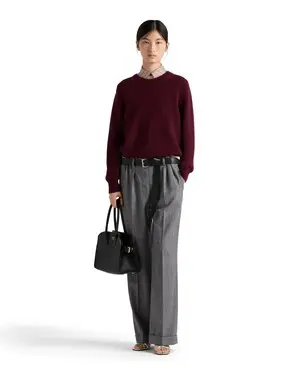 Prada Wool And Cashmere Crew-neck Sweater