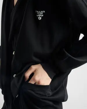 Prada Silk Cardigan